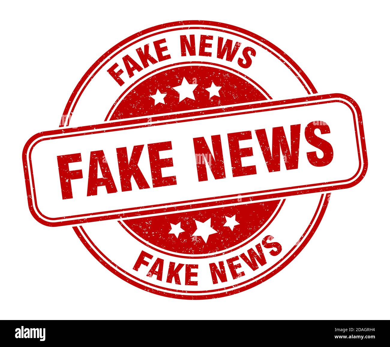 fake news stamp. fake news sign. round grunge label Stock Vector Image ...
