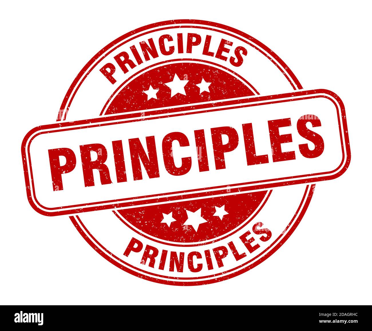 principles stamp. principles sign. round grunge label Stock Vector ...