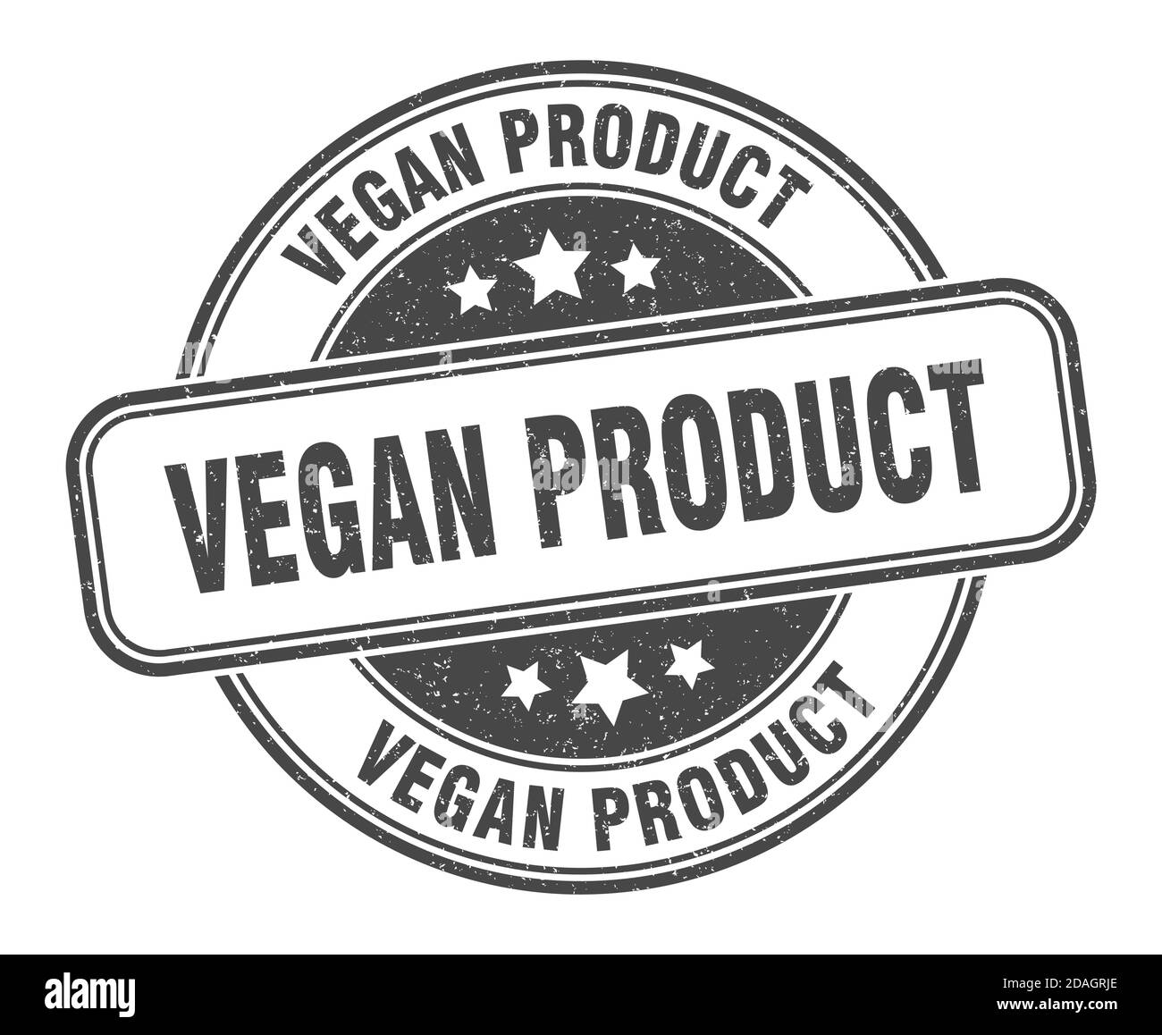vegan product stamp. vegan product sign. round grunge label Stock ...
