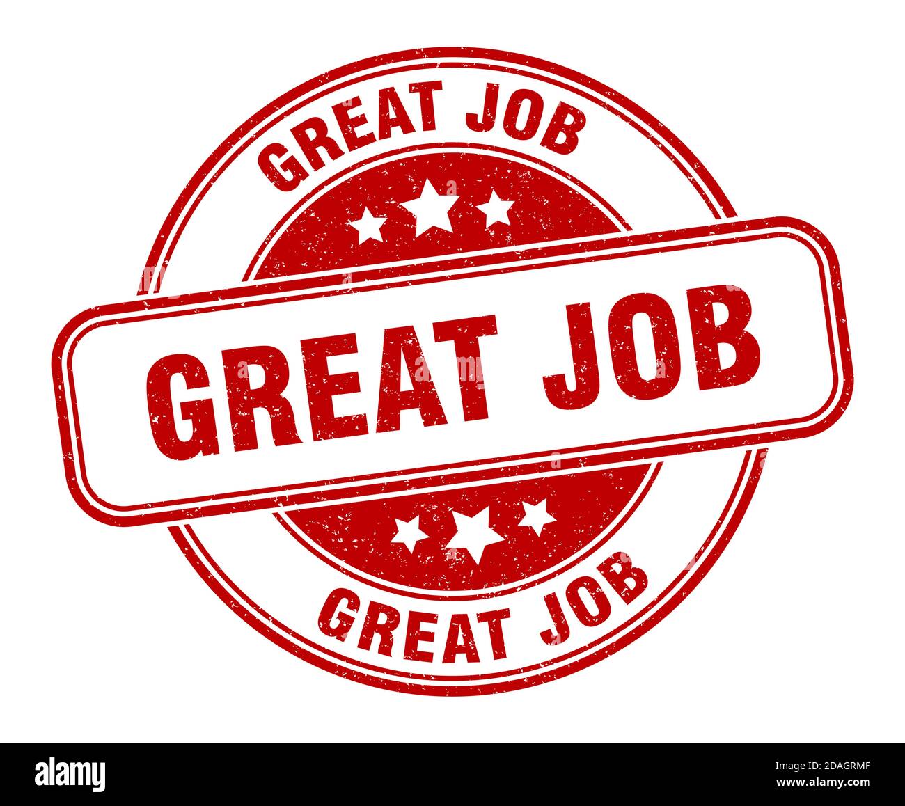 great job stamp. great job sign. round grunge label Stock Vector Image ...