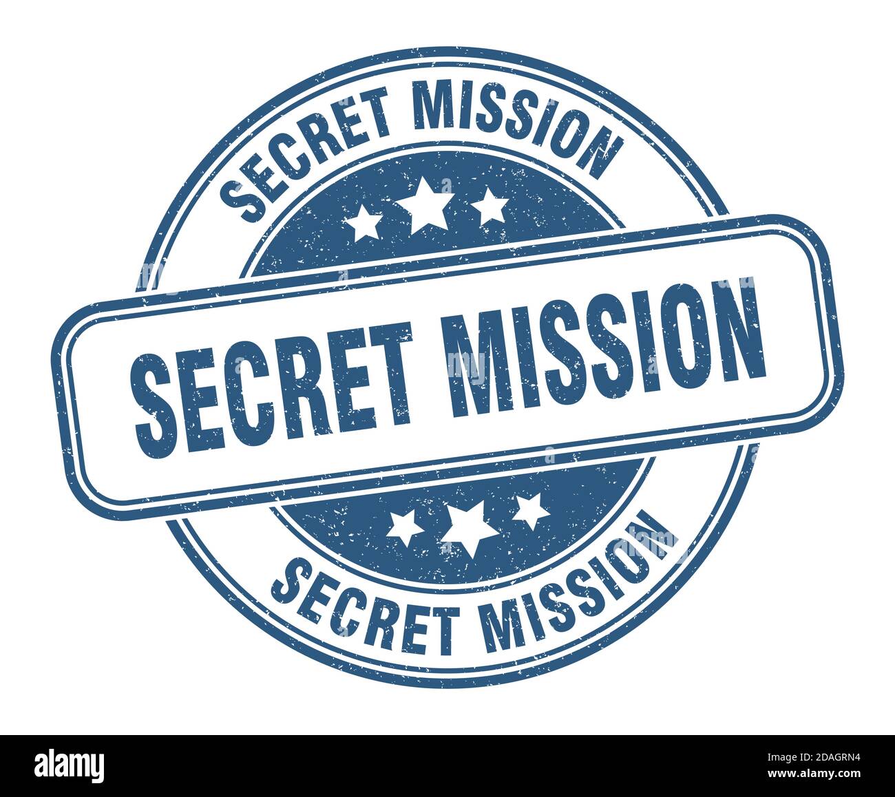 Secret mission round stamp hi-res stock photography and images - Alamy