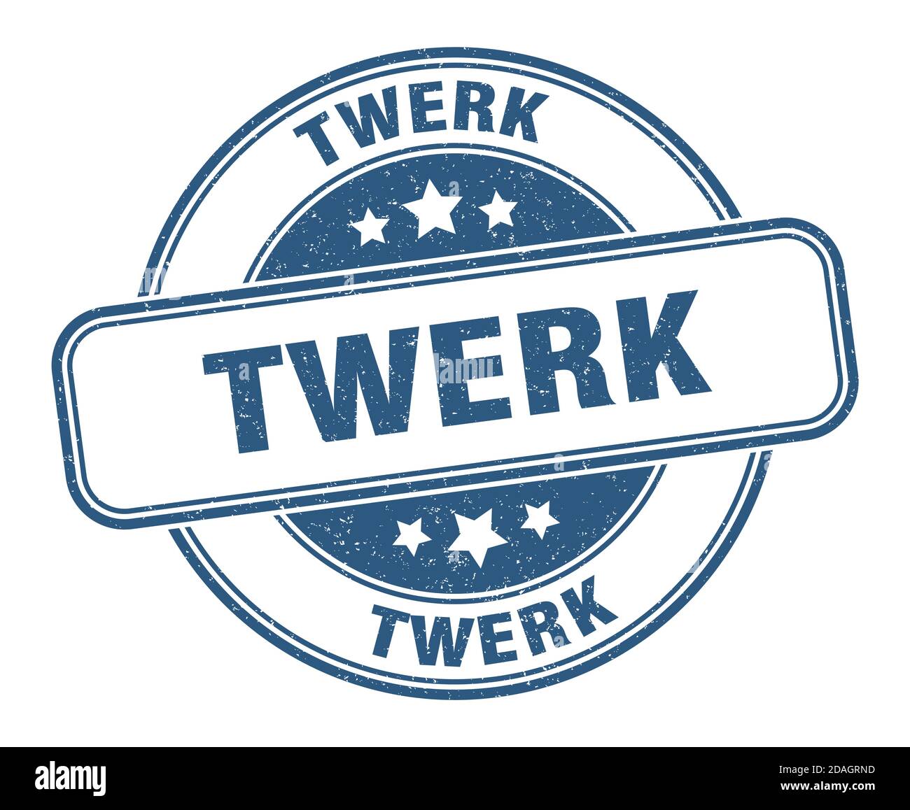 twerk stamp. twerk sign. round grunge label Stock Vector Image & Art ...
