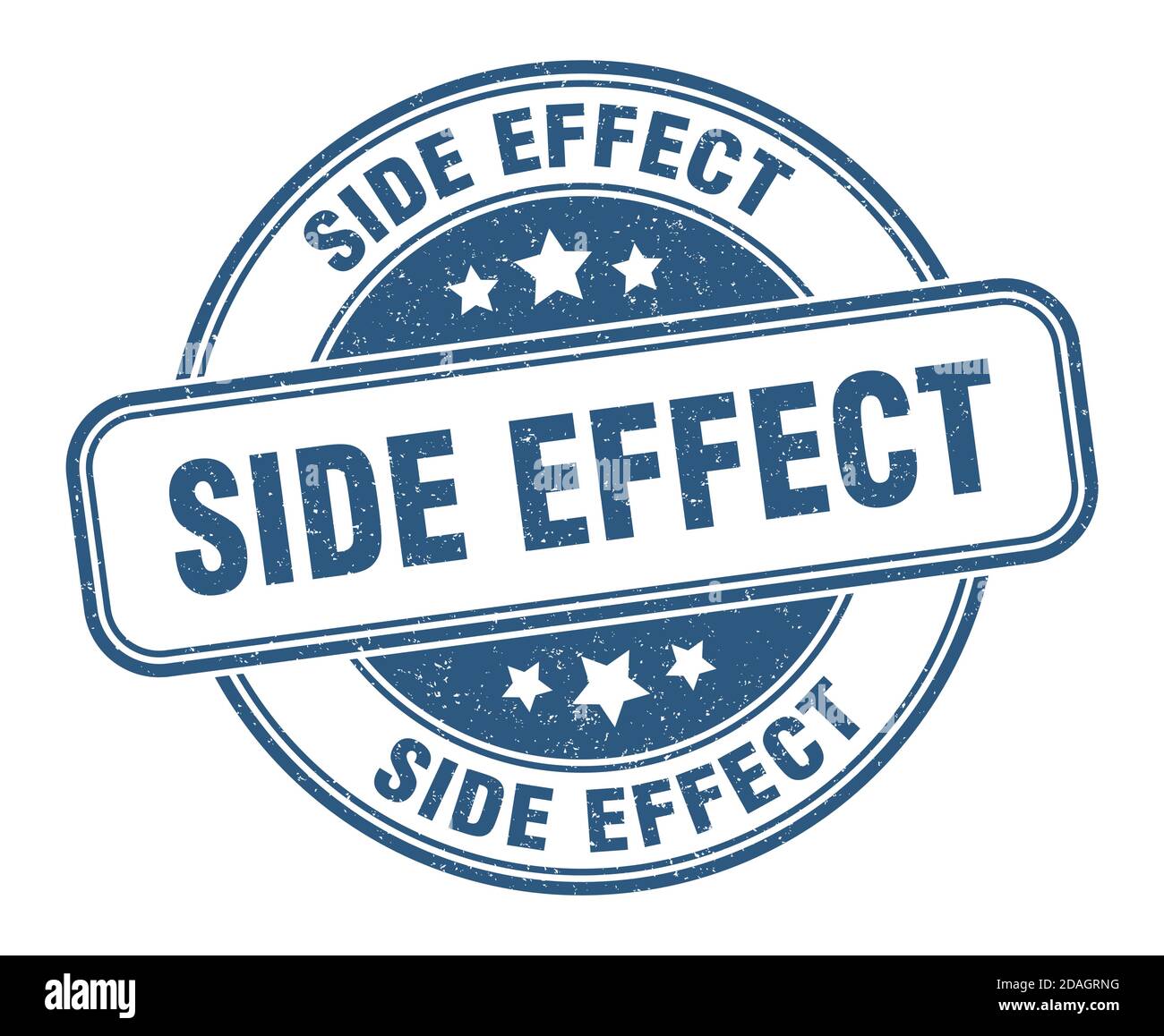 side effect stamp. side effect sign. round grunge label Stock Vector ...