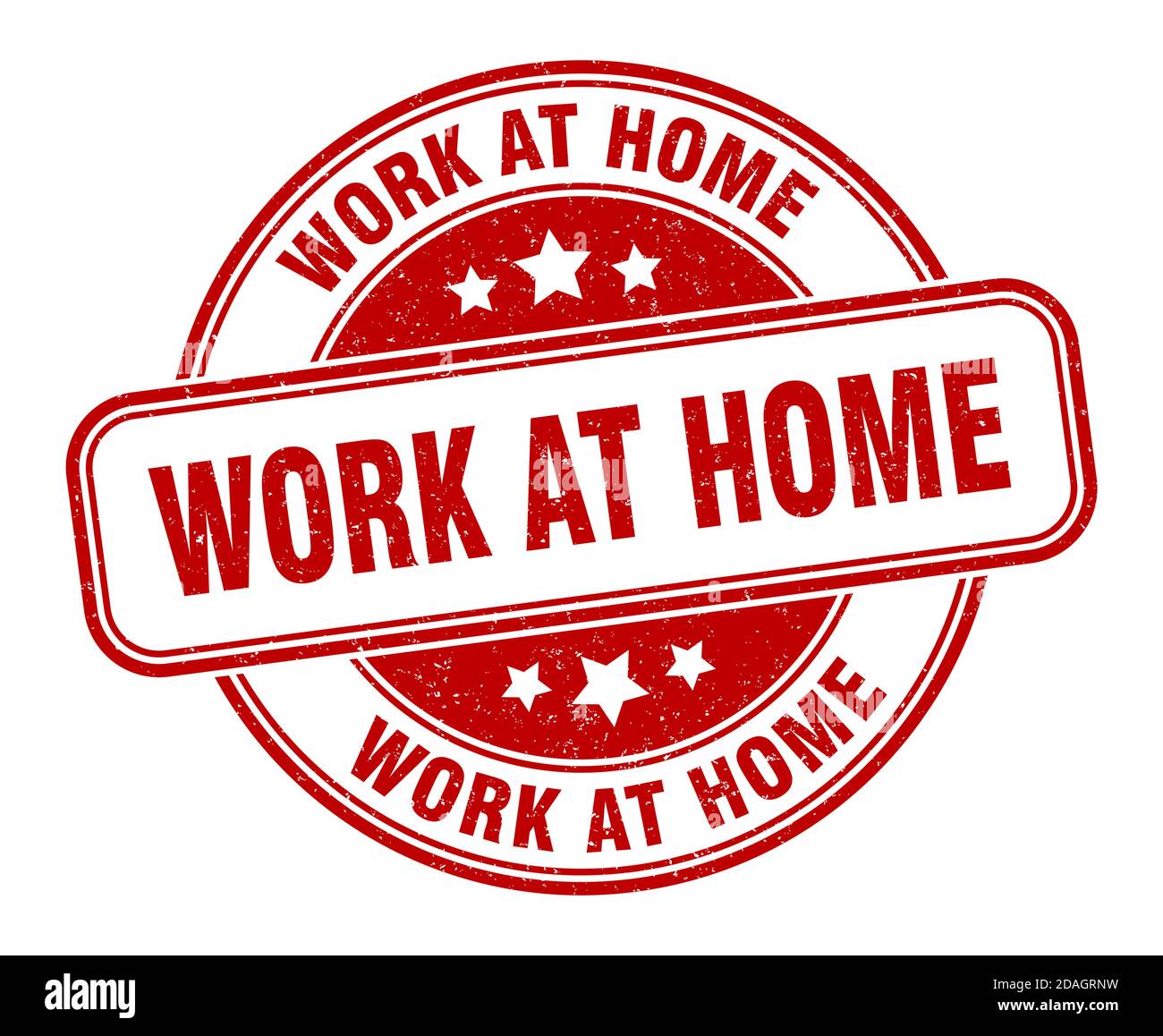Work home grunge stamp hi-res stock photography and images - Alamy