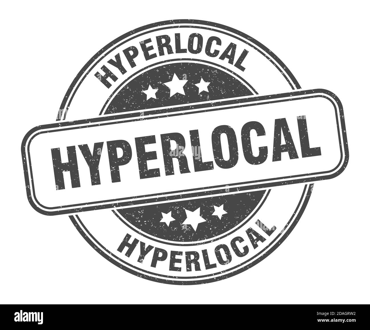 hyperlocal stamp. hyperlocal sign. round grunge label Stock Vector ...