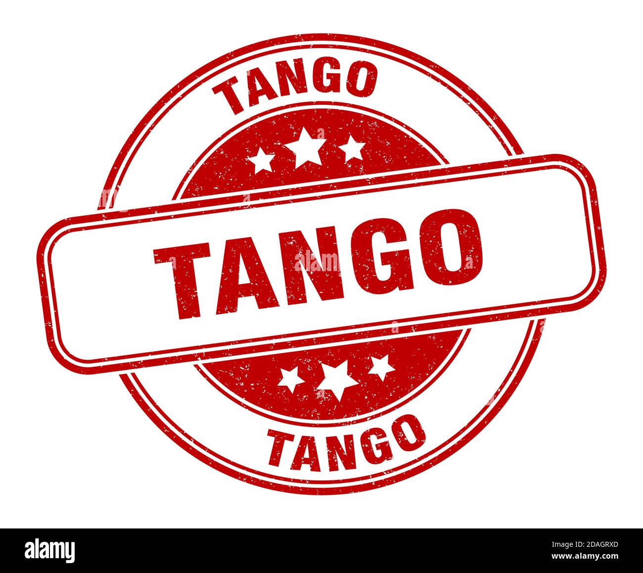 tango stamp. tango sign. round grunge label Stock Vector Image & Art ...