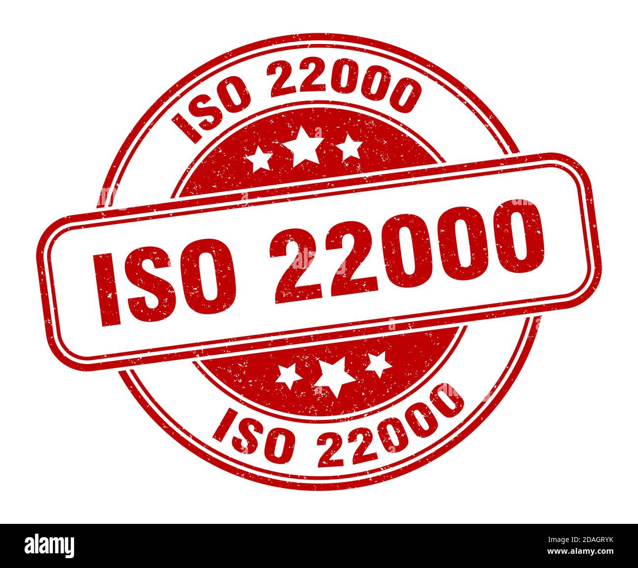 iso 22000 stamp. iso 22000 sign. round grunge label Stock Vector Image & Art - Alamy