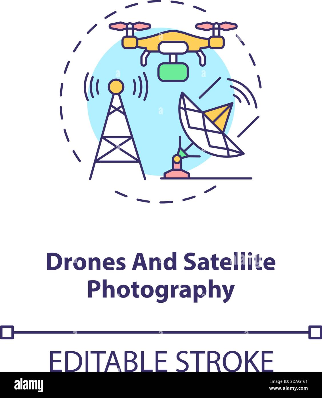 Crop satellite imagery Stock Vector Images - Alamy