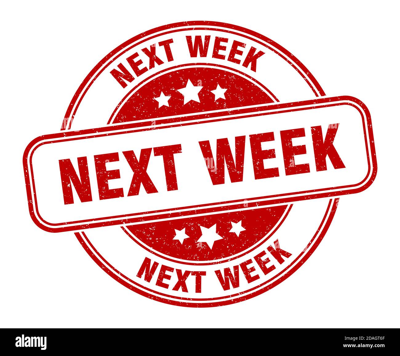 Next week stamp hi-res stock photography and images - Alamy