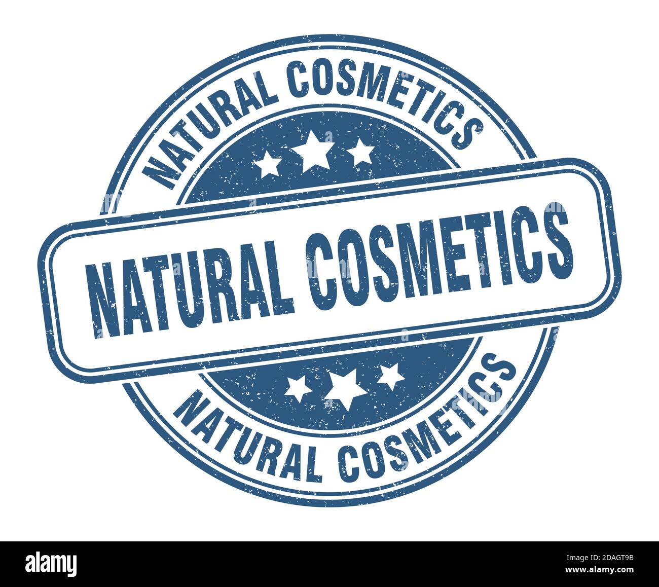 natural cosmetics stamp. natural cosmetics sign. round grunge label ...