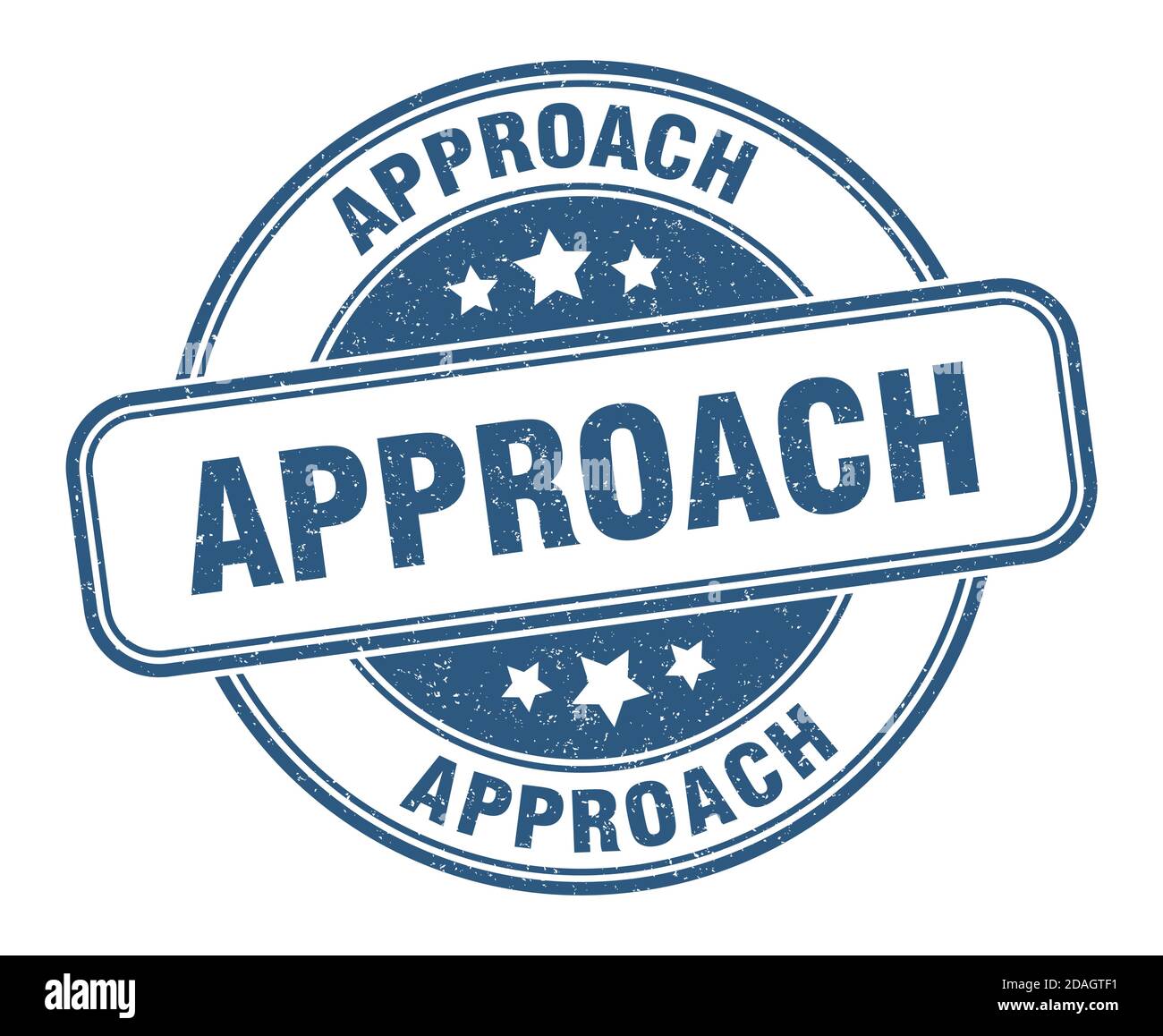 approach stamp. approach sign. round grunge label Stock Vector Image ...