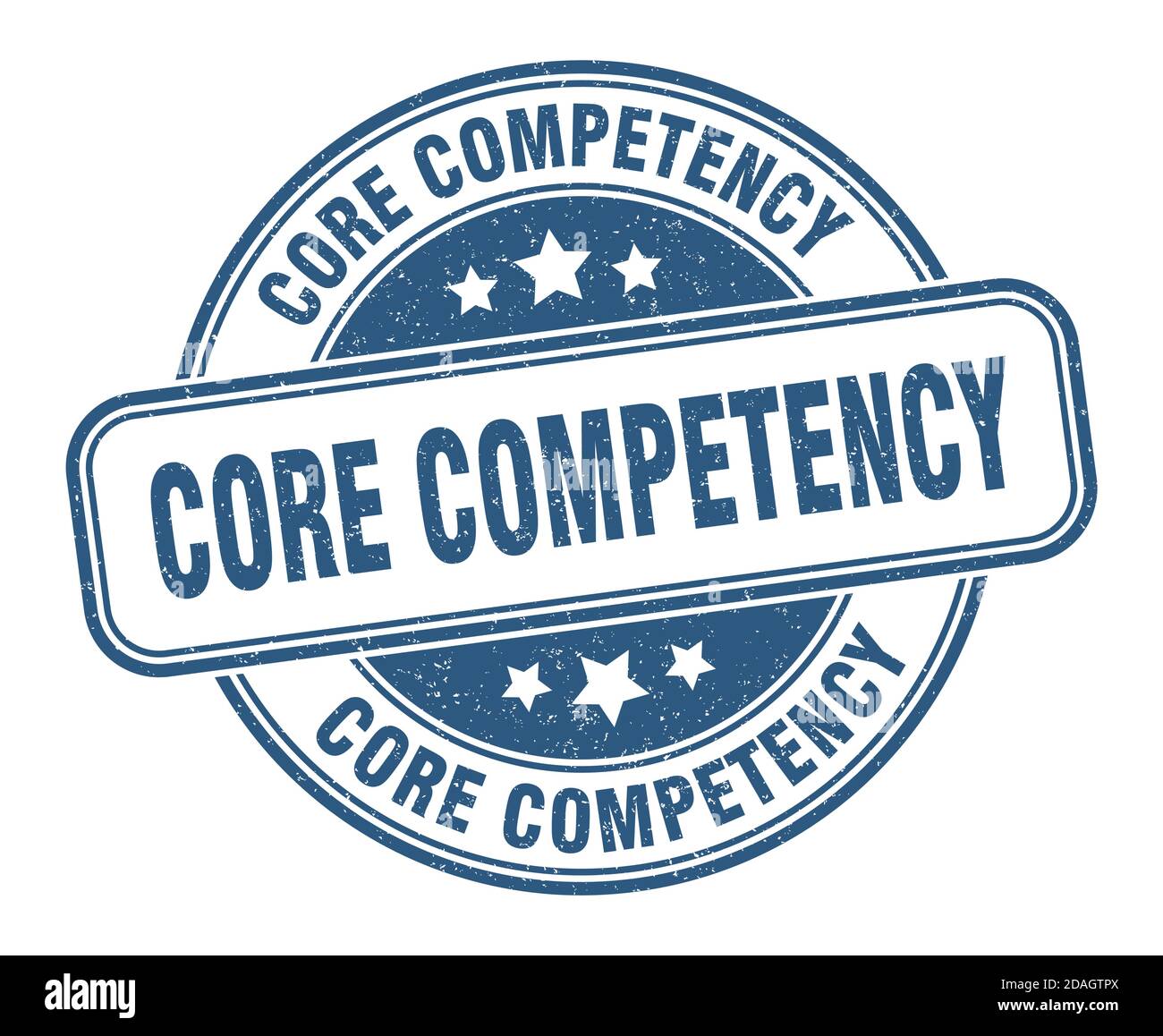 core competency stamp. core competency sign. round grunge label Stock ...