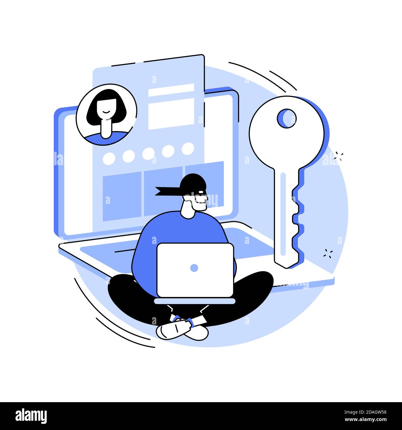 Doxing abstract concept vector illustration Stock Vector Image & Art ...