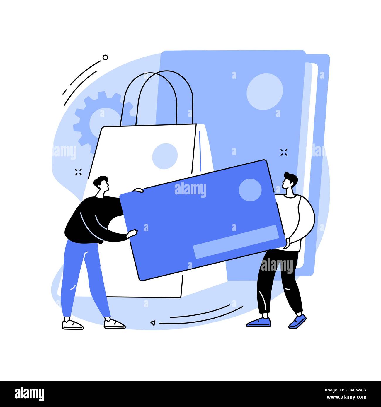 Brand identity abstract concept vector illustration Stock Vector Image ...