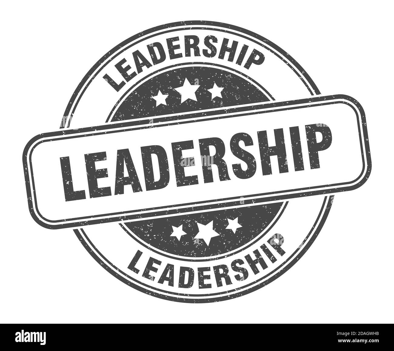 leadership stamp. leadership sign. round grunge label Stock Vector ...