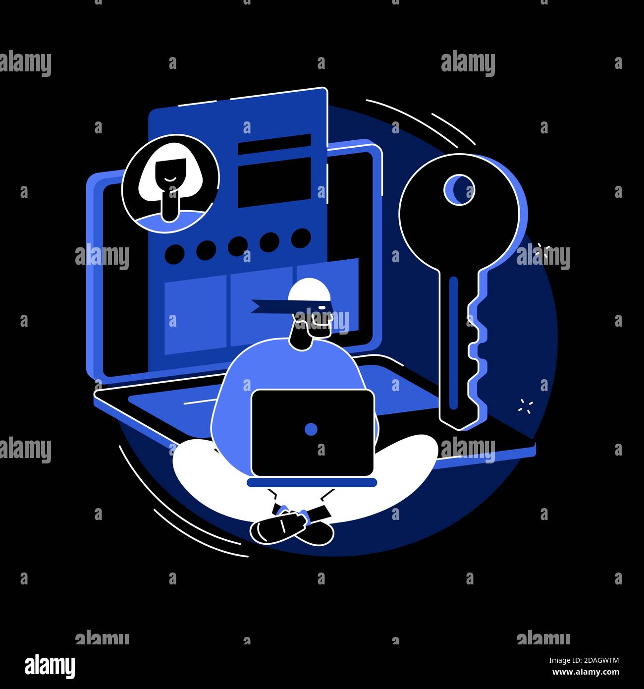 Doxing abstract concept vector illustration Stock Vector Image & Art ...