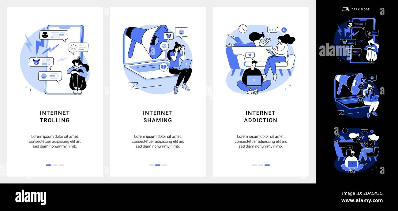 Mobile overuse Stock Vector Images - Alamy