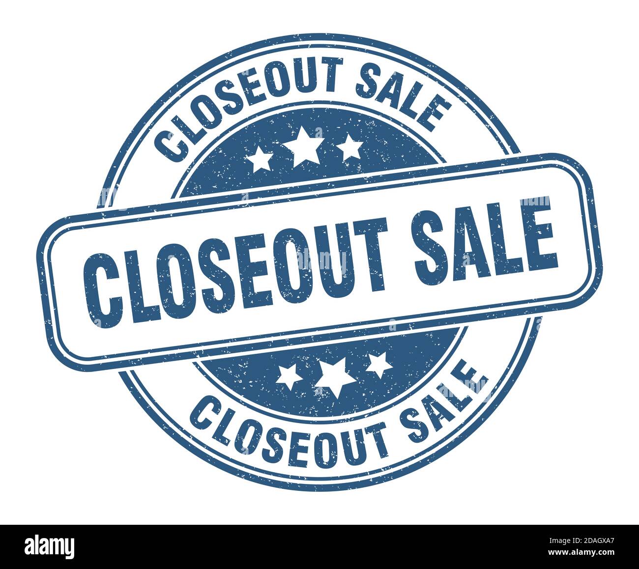 closeout sale stamp. closeout sale sign. round grunge label Stock ...