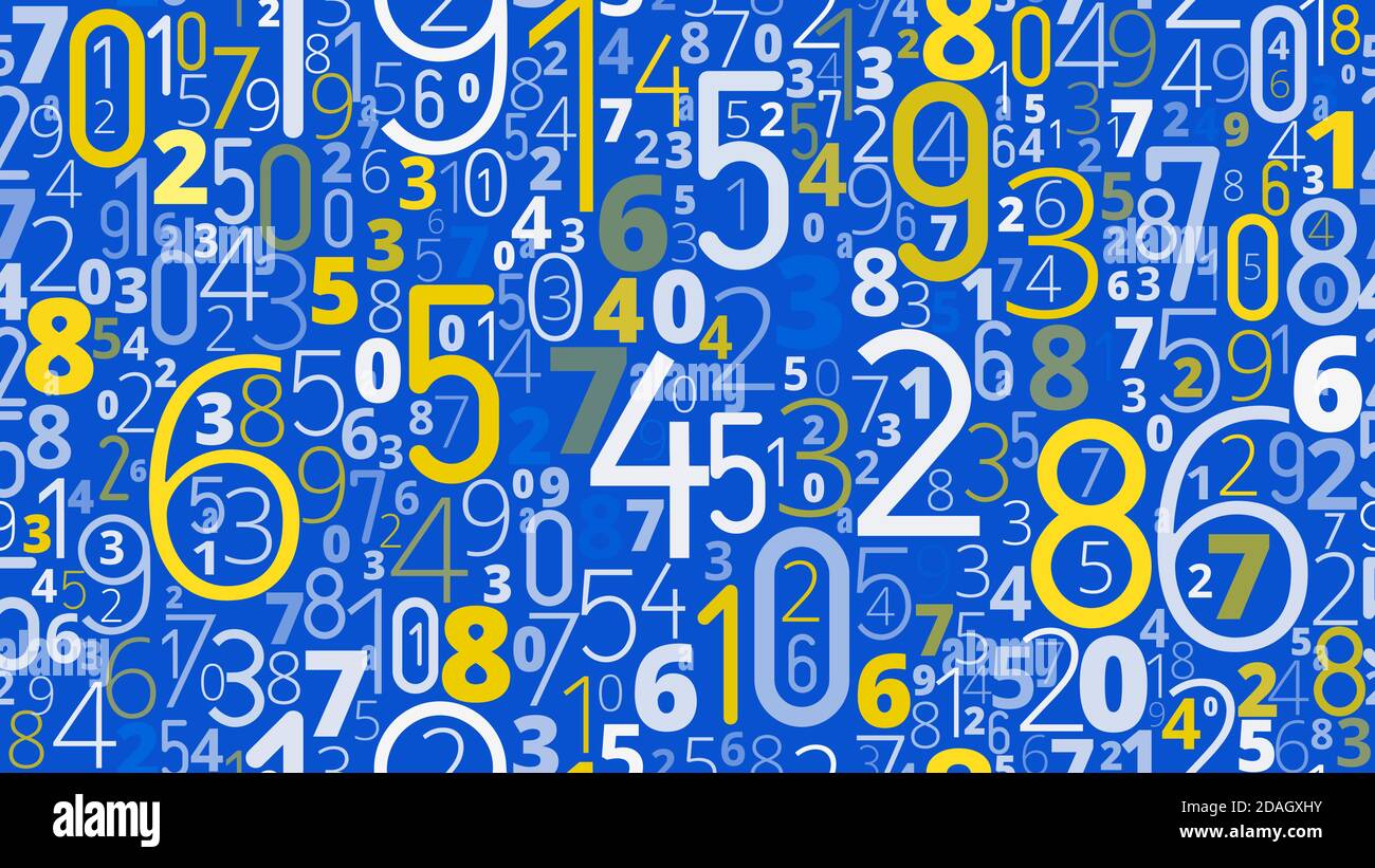Number seamless texture Stock Vector Image & Art - Alamy