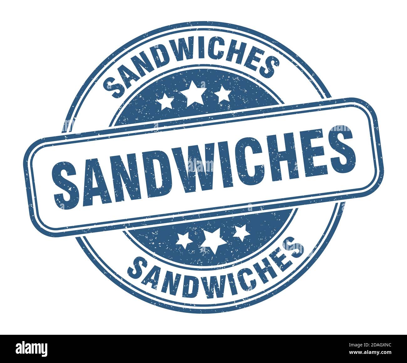 sandwiches stamp. sandwiches sign. round grunge label Stock Vector ...