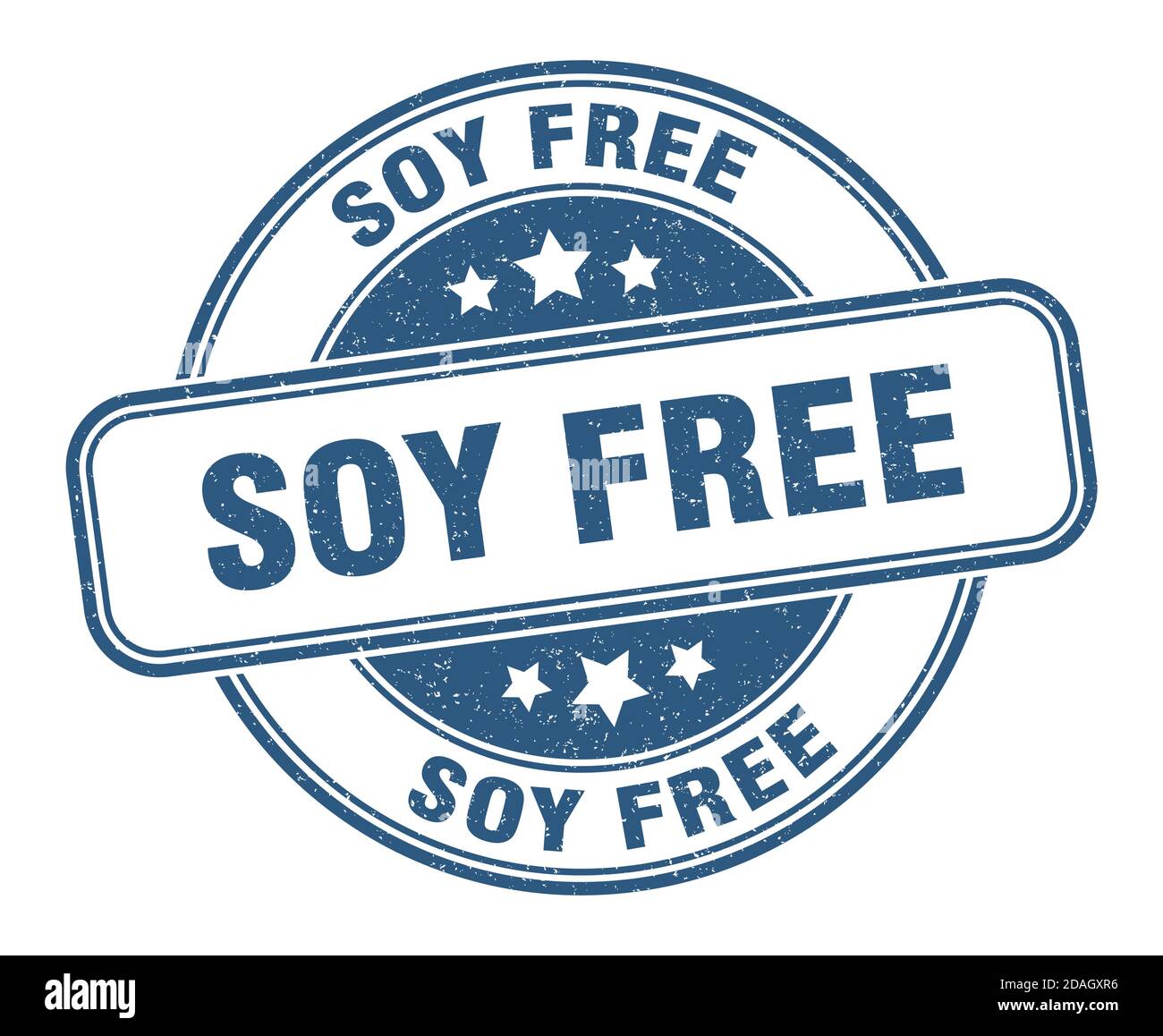 soy free stamp. soy free sign. round grunge label Stock Vector Image ...