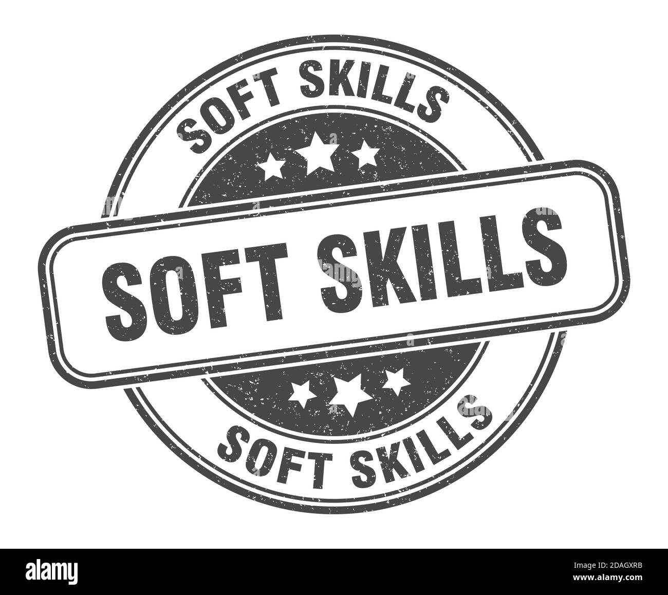 soft skills stamp. soft skills sign. round grunge label Stock Vector ...