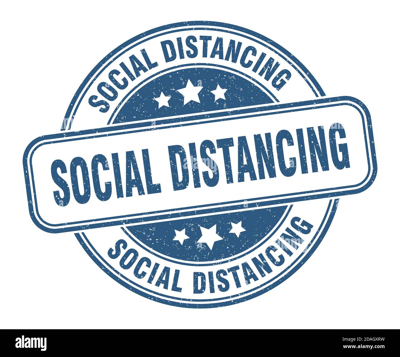 social distancing stamp. social distancing sign. round grunge label ...