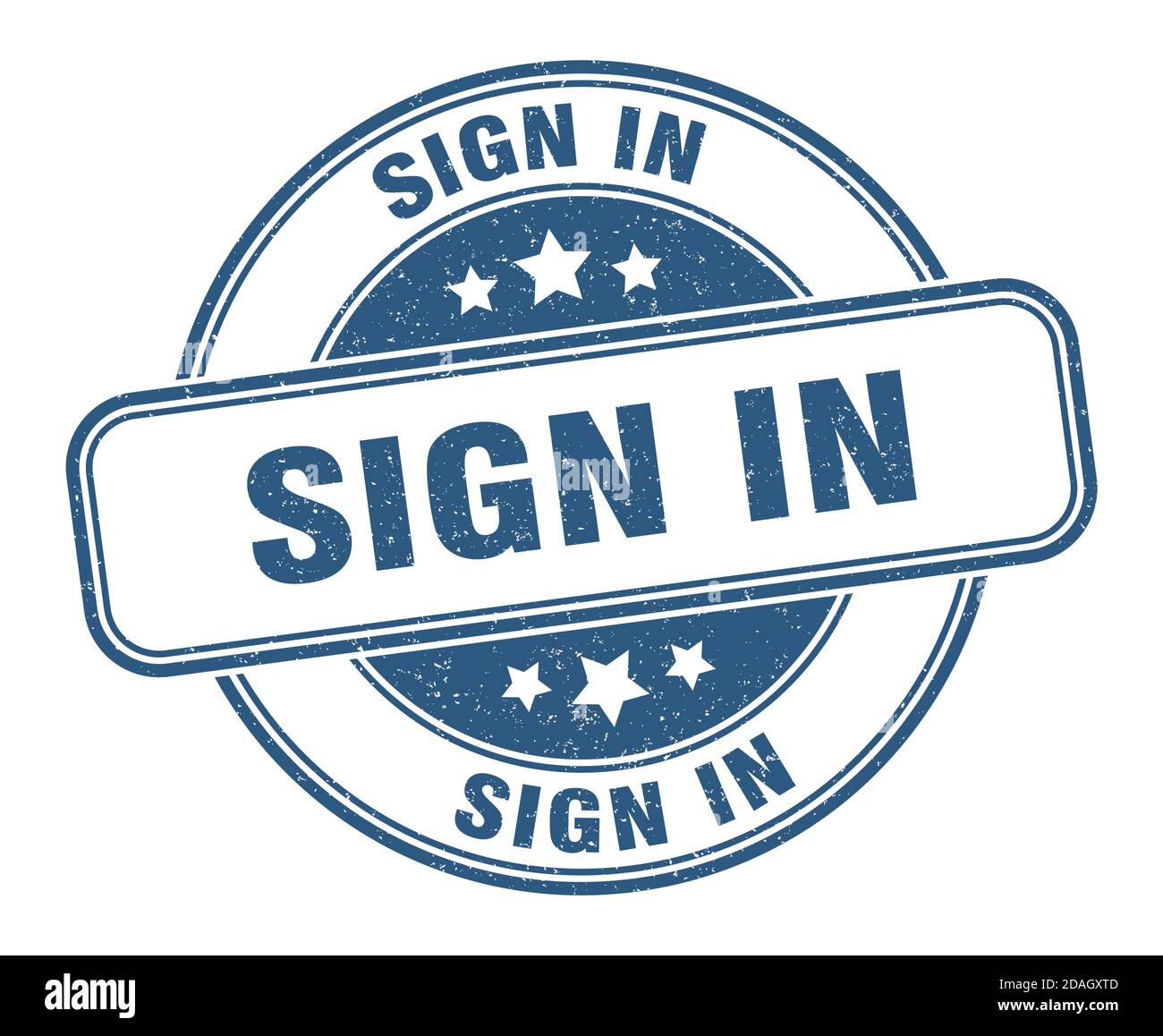 sign in stamp. sign in sign. round grunge label Stock Vector Image ...