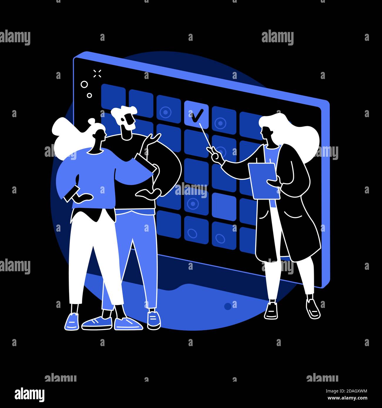 Family planning abstract concept vector illustration Stock Vector Image ...