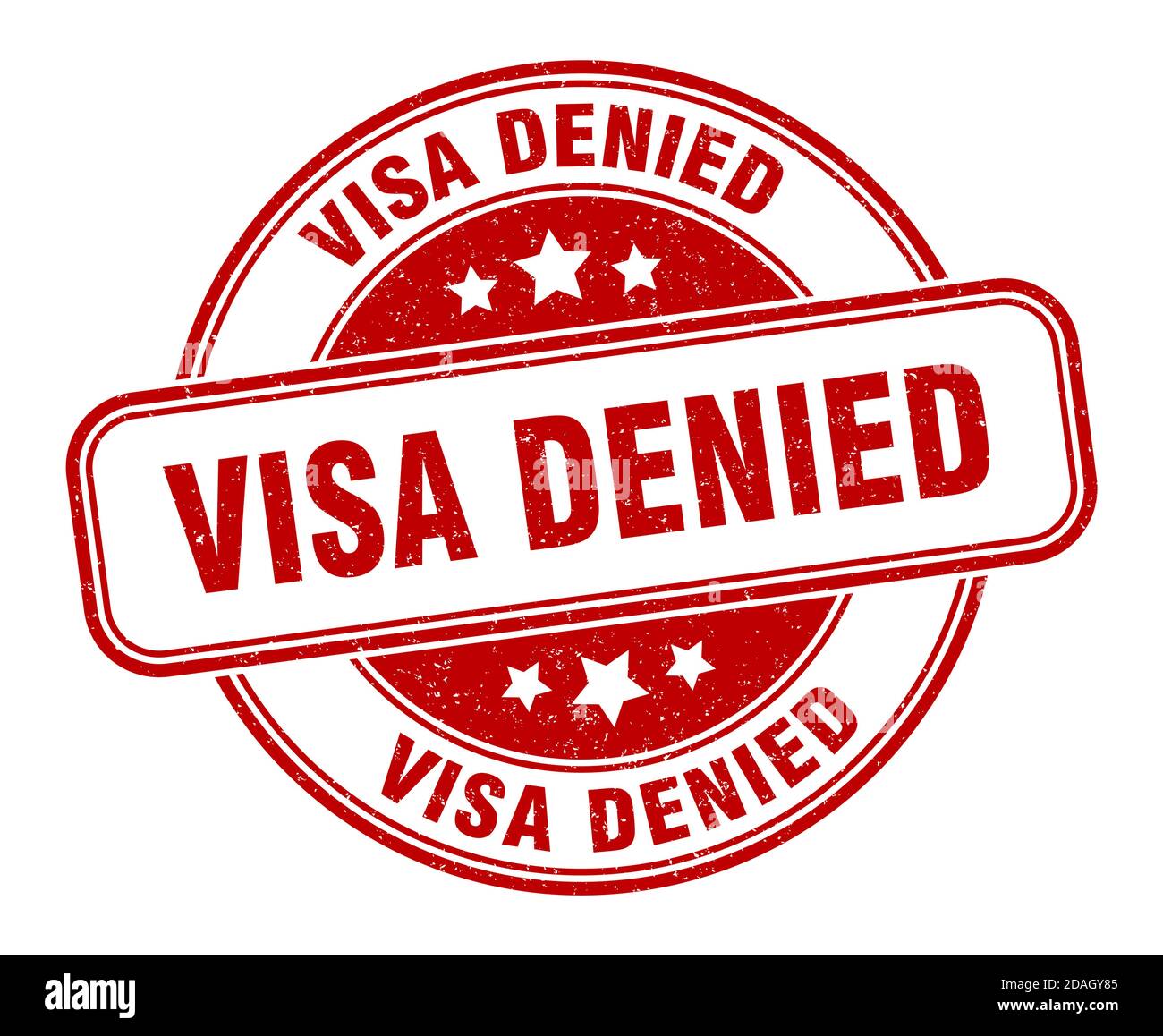 Visa denied rubber stamp Stock Vector Images - Alamy