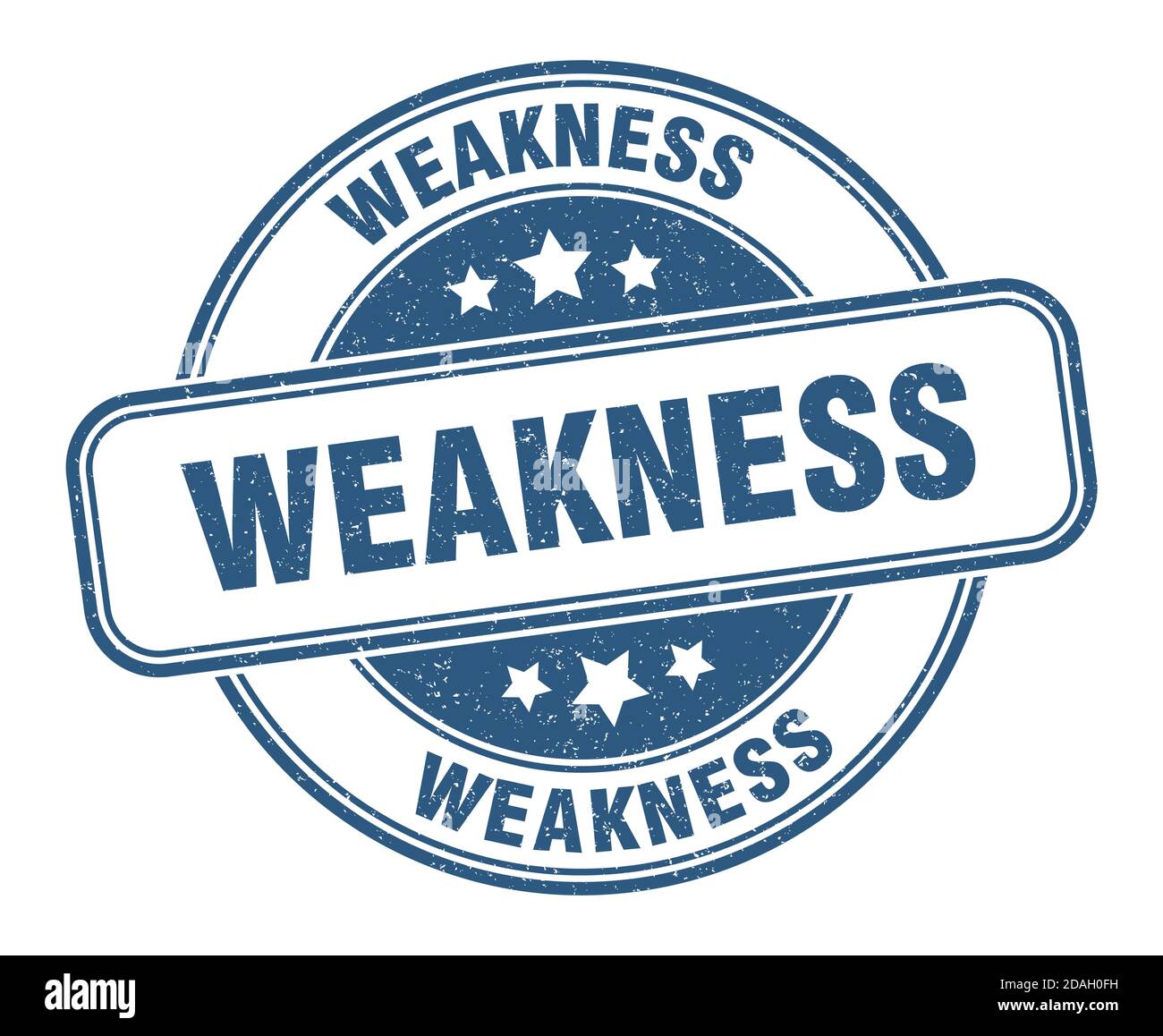 Weakness rubber stamp hi-res stock photography and images - Alamy