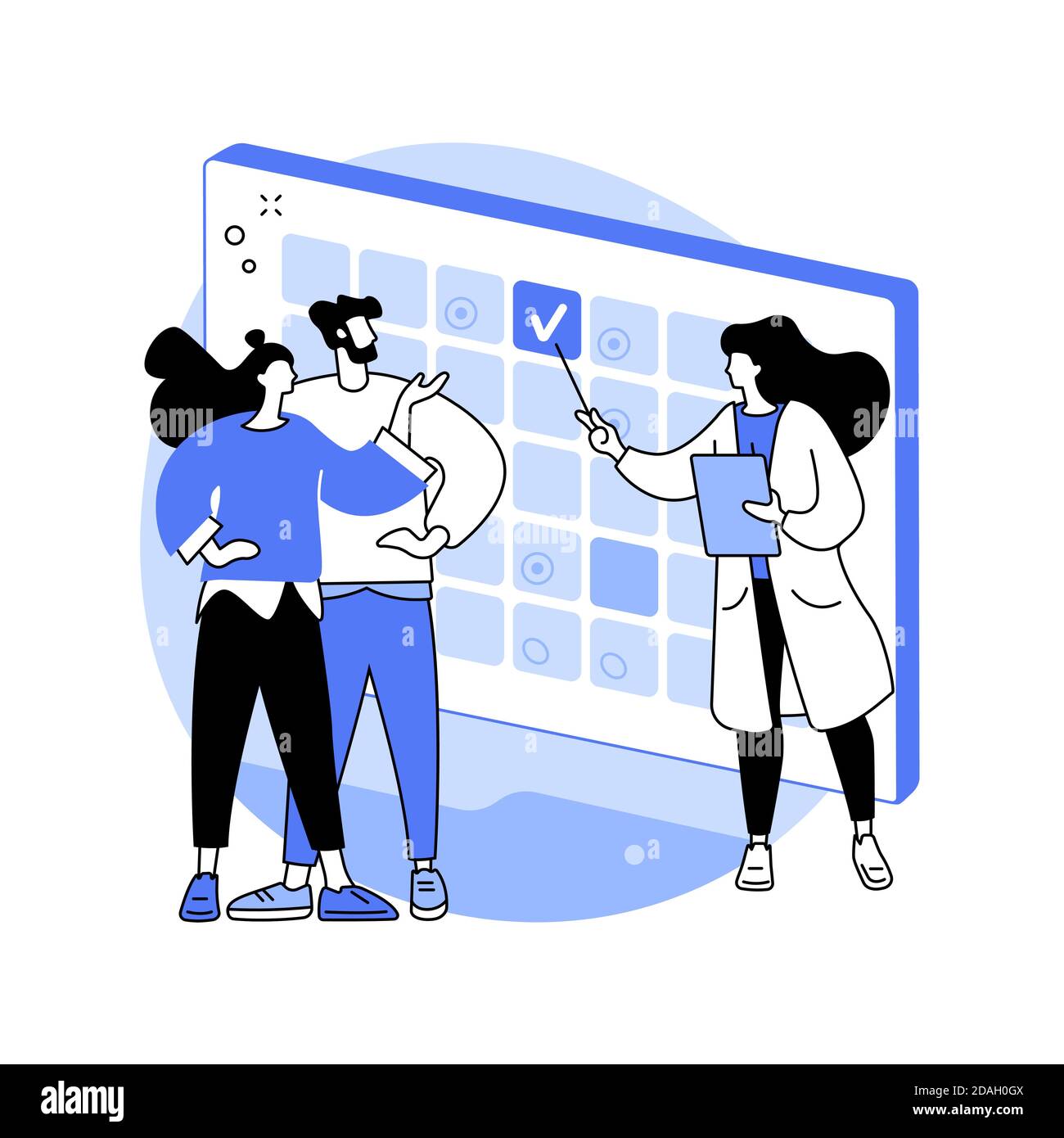 Family planning abstract concept vector illustration Stock Vector Image ...