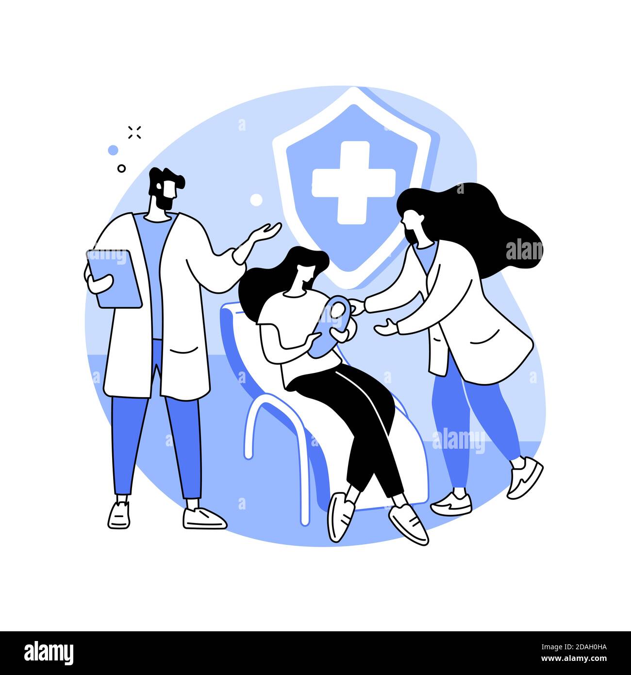 Maternity services abstract concept vector illustration Stock Vector ...