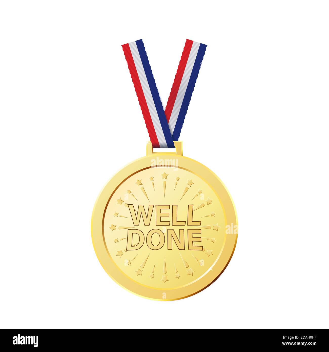 Realistic golden awards for achievement. Realistic medals Stock Vector ...