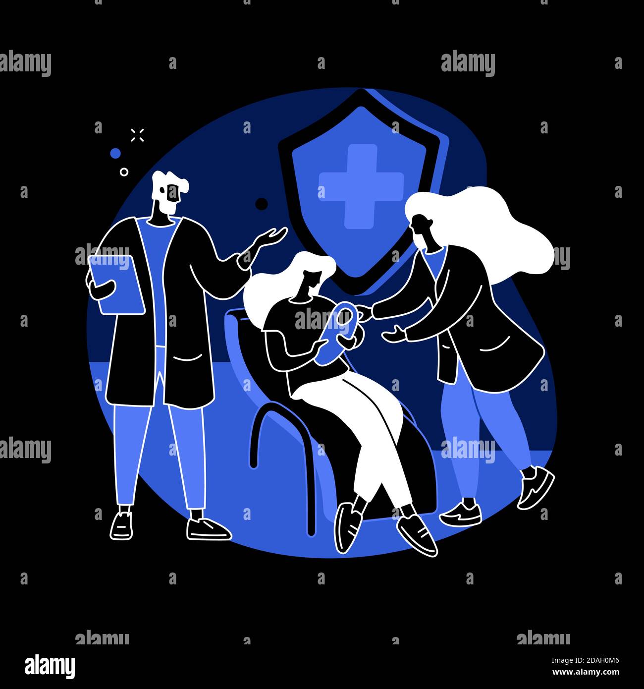 Maternity services abstract concept vector illustration Stock Vector ...