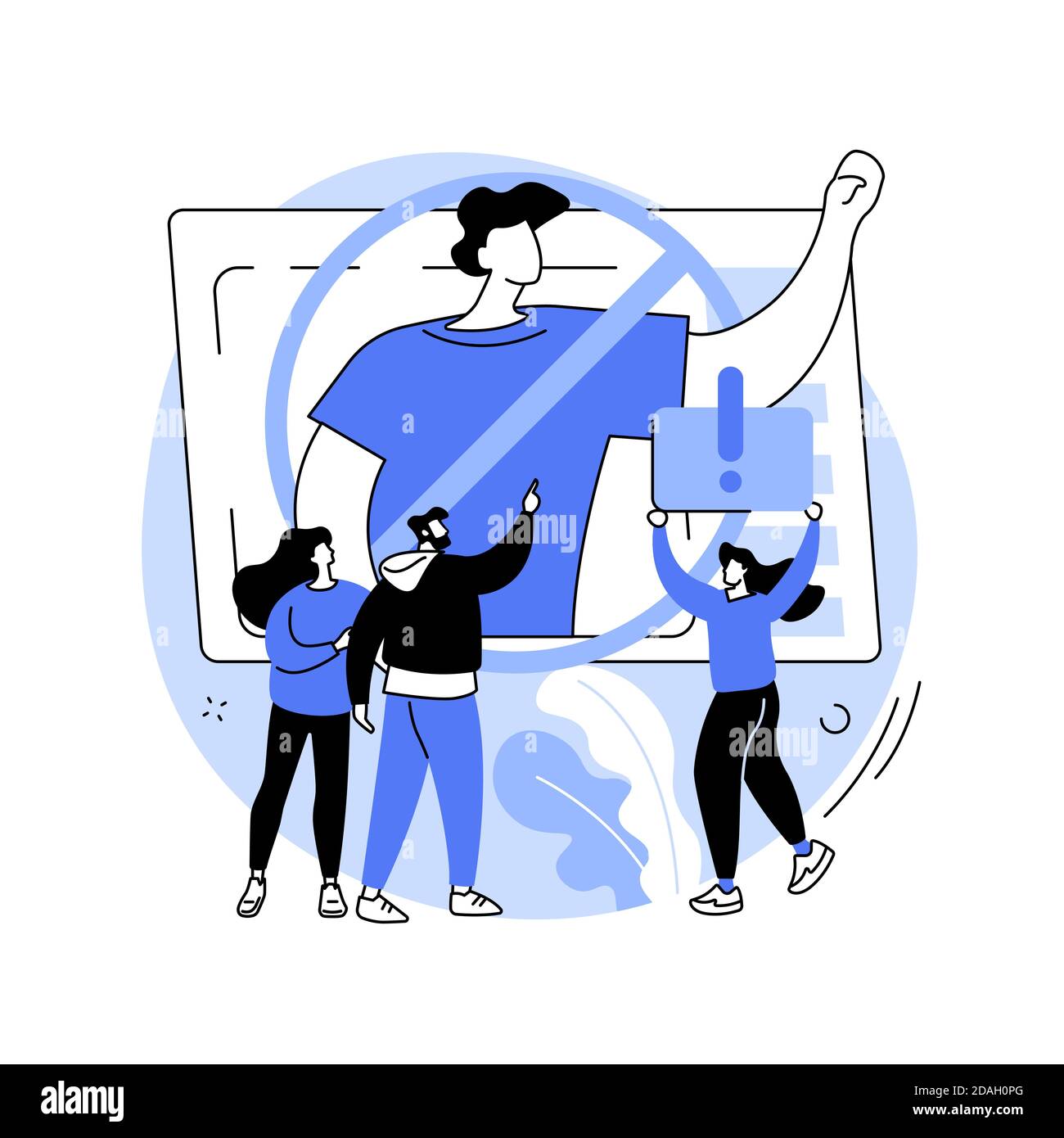 Cancel culture abstract concept vector illustration Stock Vector Image ...