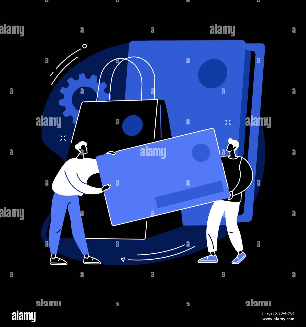 Brand identity abstract concept vector illustration Stock Vector Image ...