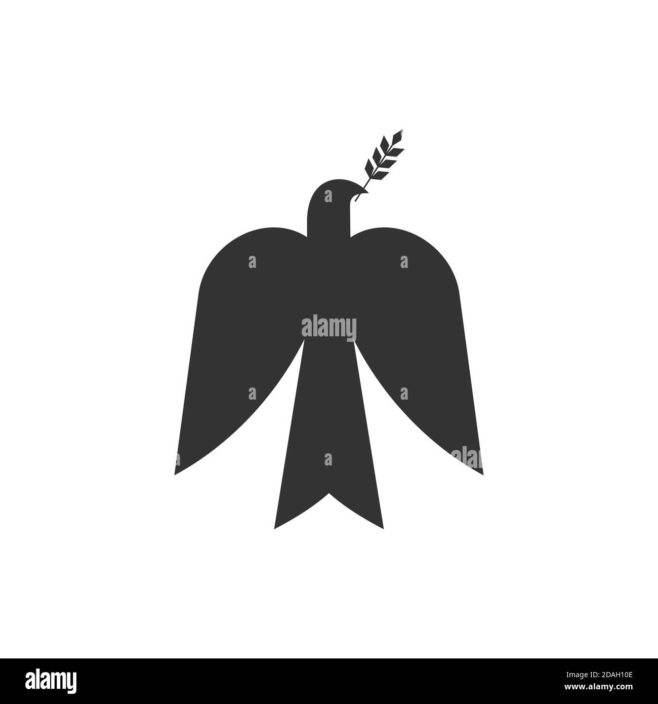 Dove, a symbol of peace and purity. The biblical symbol of the Holy ...