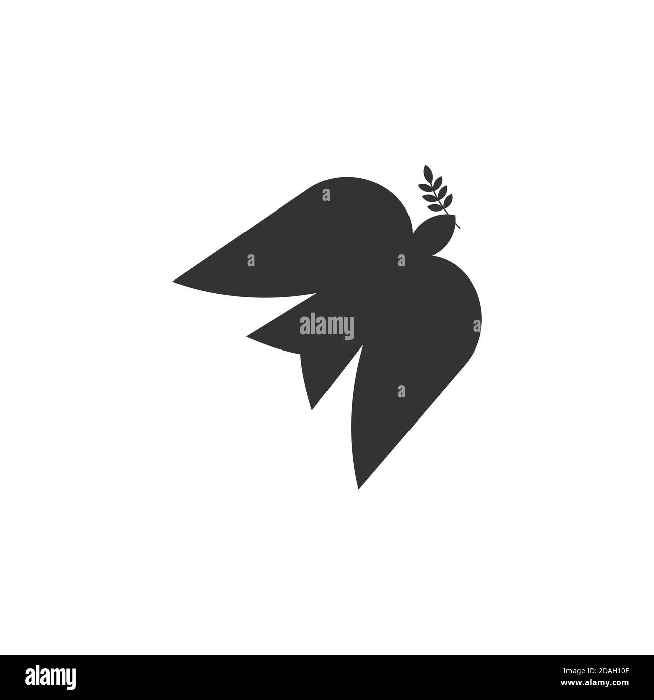 Dove, a symbol of peace and purity. The biblical symbol of the Holy ...