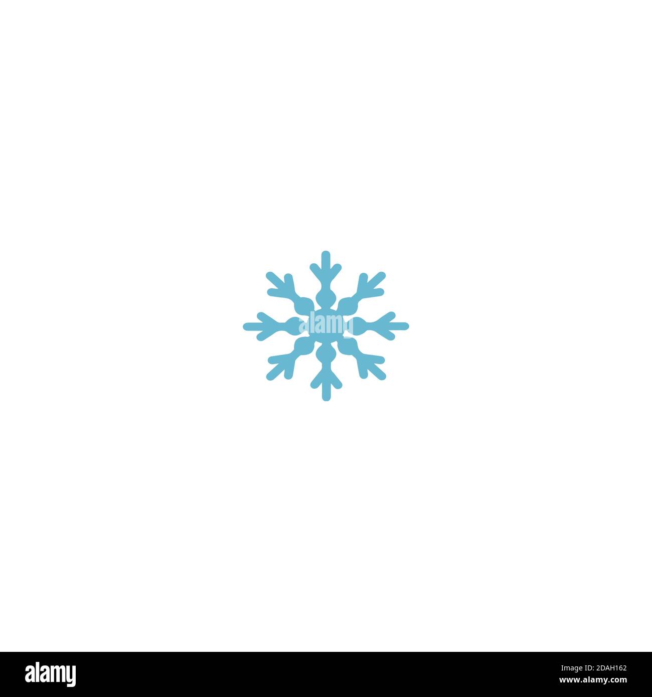 Snowflake sign. Blue Snowflake icon isolated on white background. Snow ... Snowflake sign. Blue Snowflake icon isolated on white background. Snow ...
