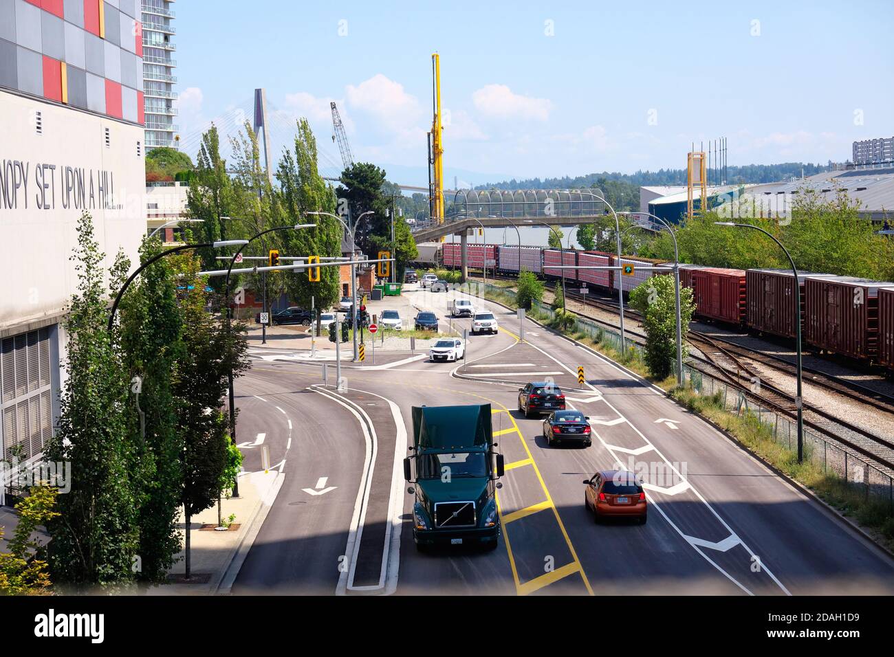 Commercial area hi-res stock photography and images - Alamy