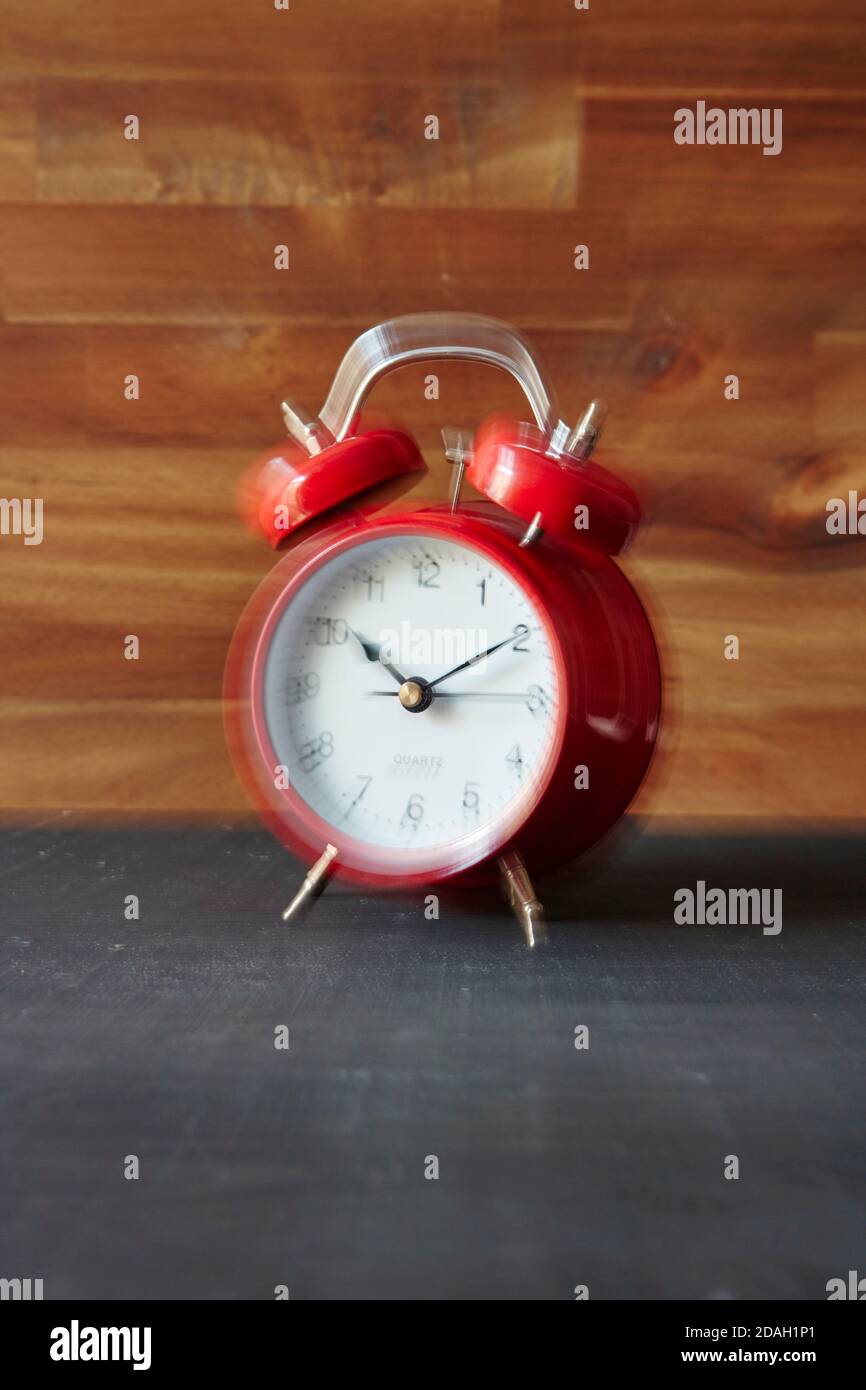 A studio photo of an alarm clock Stock Photo - Alamy