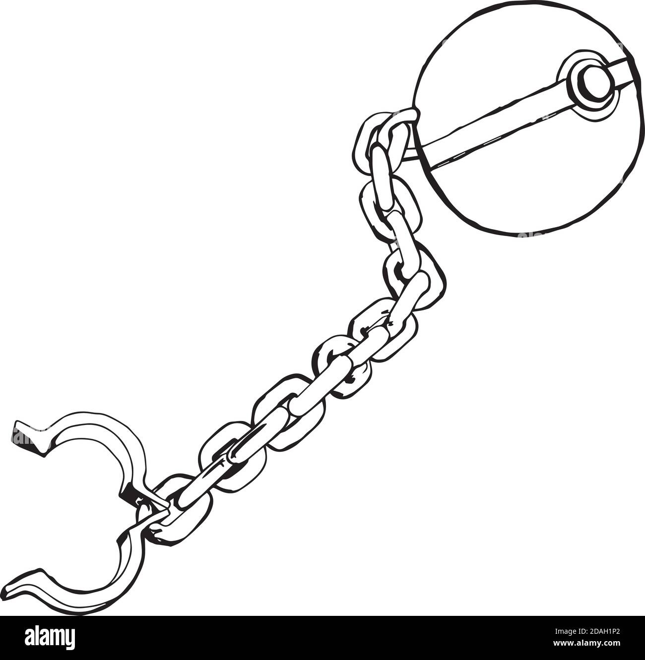 Shackle ring Stock Vector Images - Alamy