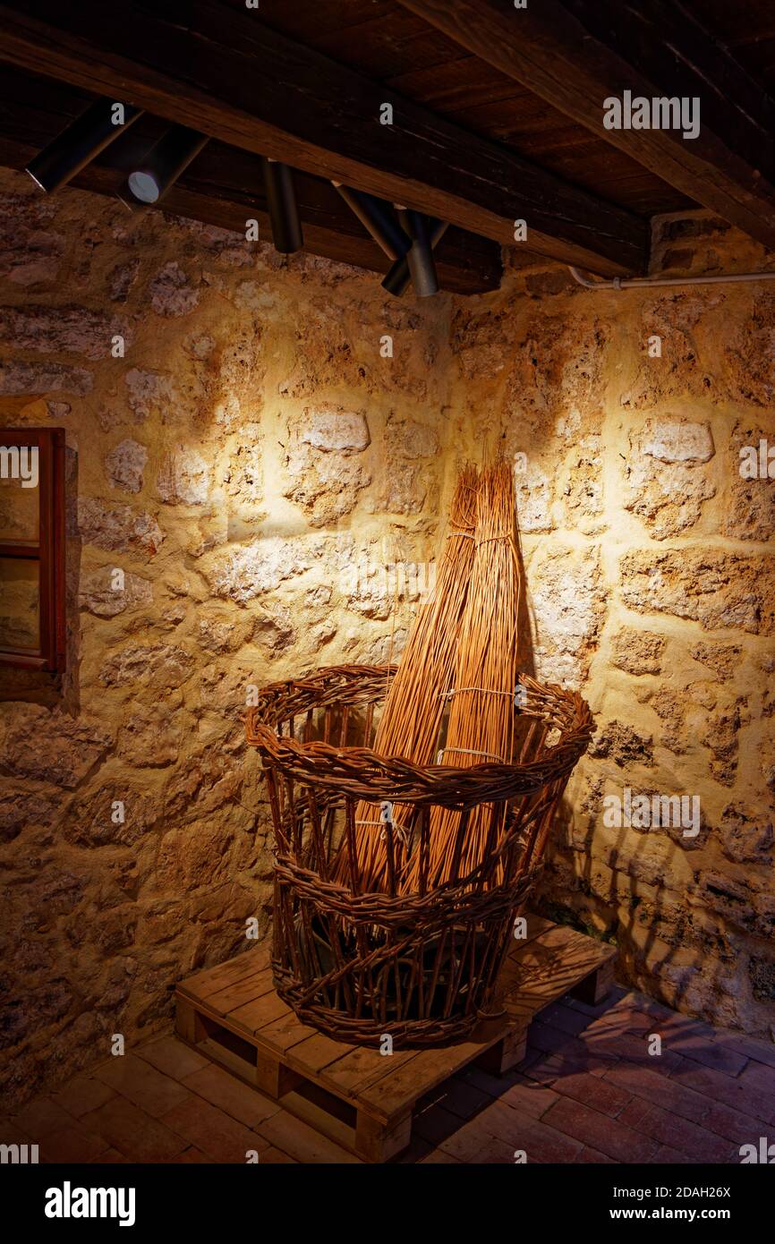 View inside an old country chamber Stock Photo - Alamy