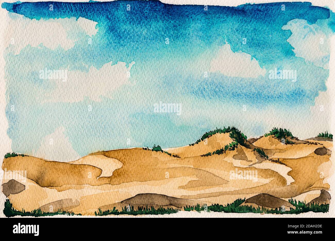 Easy Landscape Painting Beach