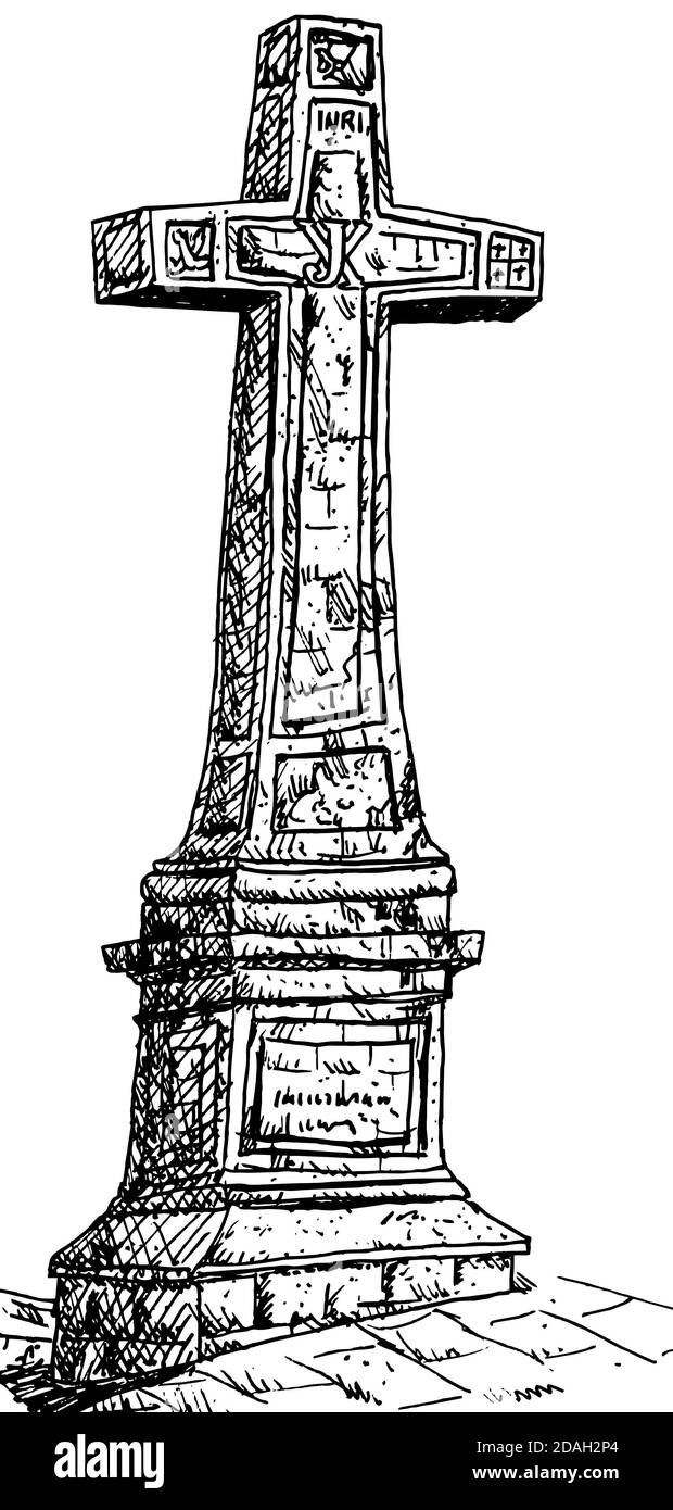 Catholic Cross Drawing How To Draw A Lent Cross For Kids