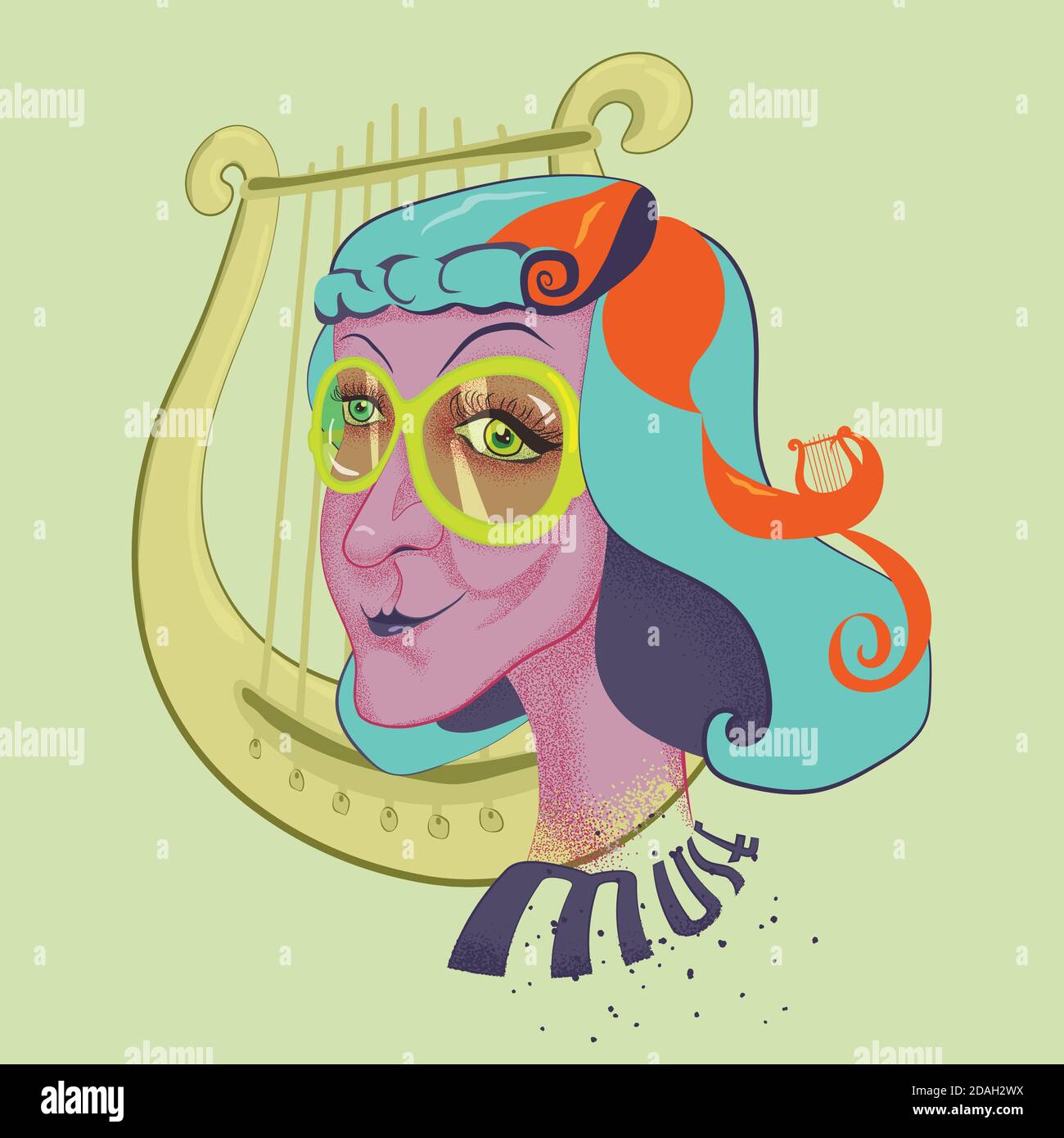 Artists muse Stock Vector Images - Alamy