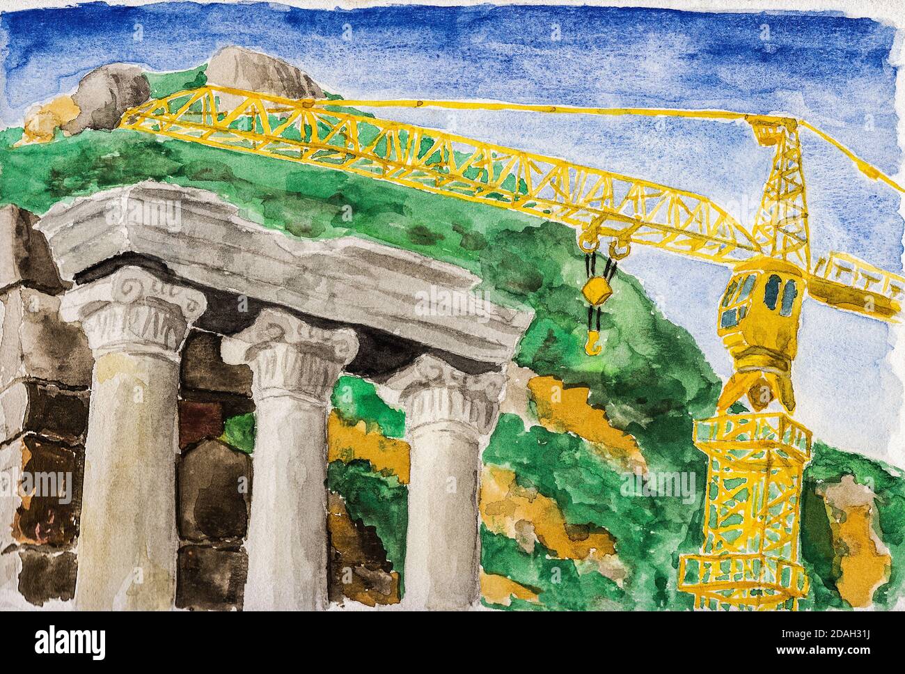 Modern Column Capital