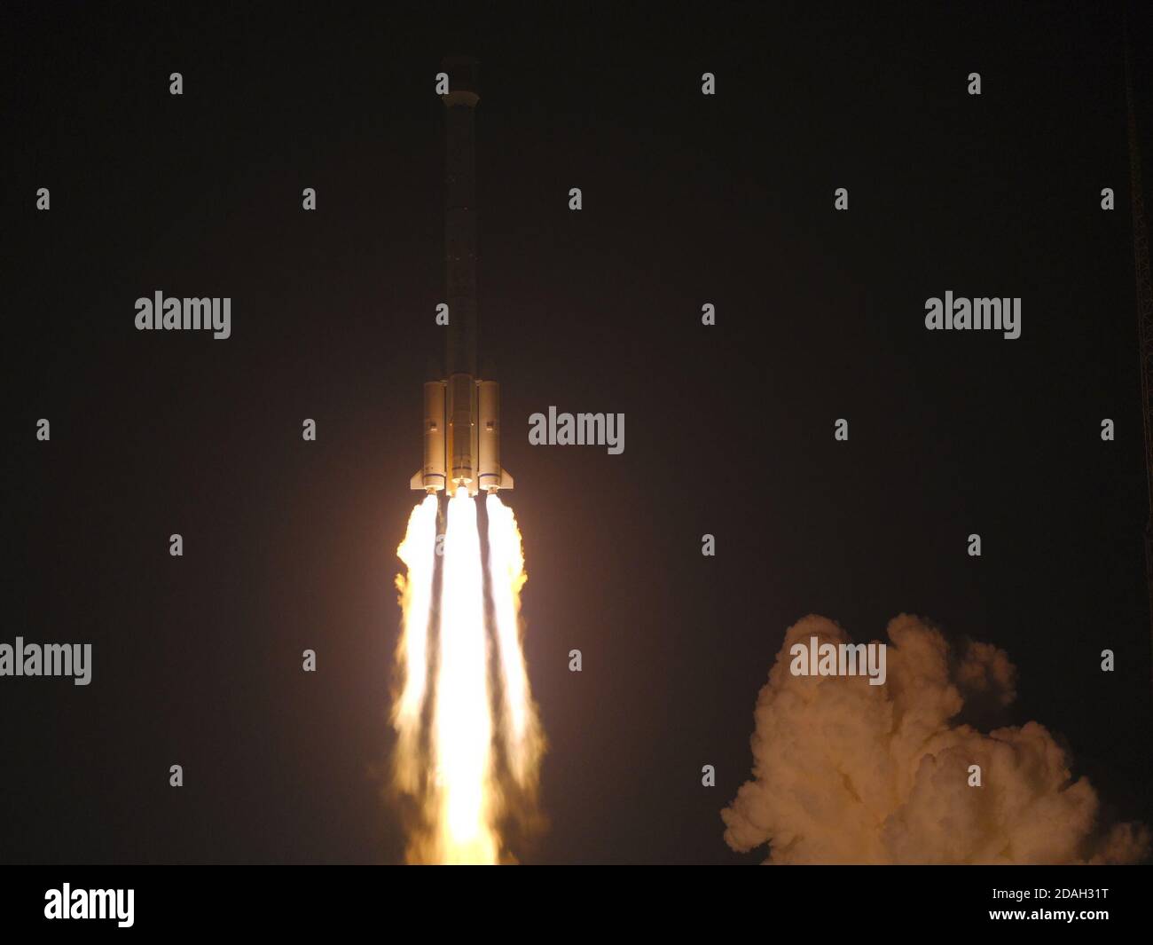 Xichang. 12th Nov, 2020. A Long March-3B carrier rocket blasts off from ...