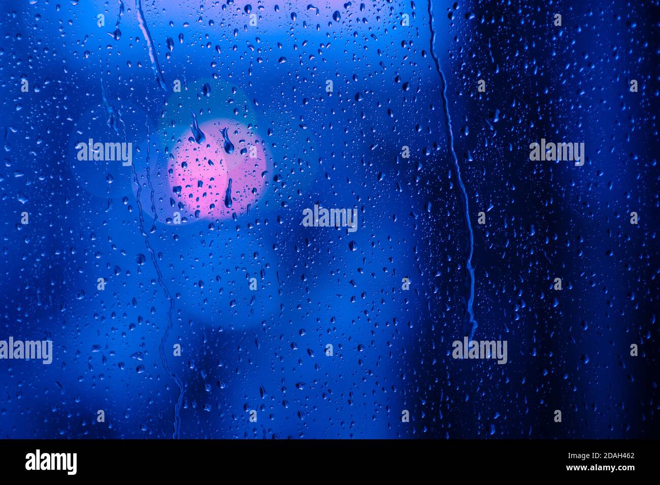 Rain Drops on Glass Window Stock Photo - Alamy